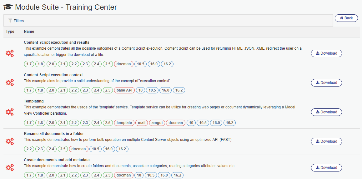 Training Center - Module Suite 3.7.0 User Manual